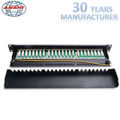 Unloaded Blank Rack Mount Patch Panel Tipe Jaringan STP Terlindung ...